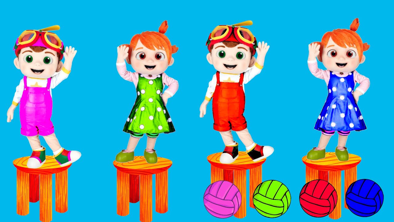 Cocomelon Learn Colors |CoComelon Nursery Rhymes &Kids Songs #58 - YouTube