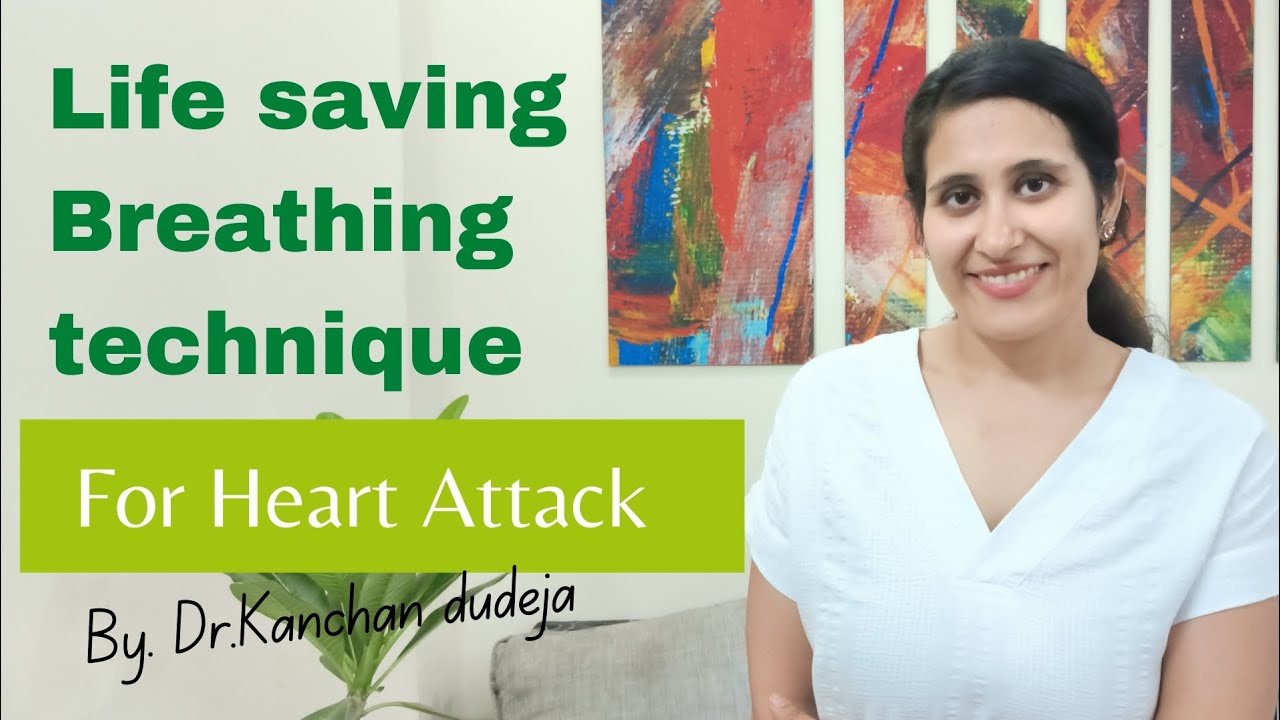 Life saving breathing technique for Heart attack ️ - YouTube