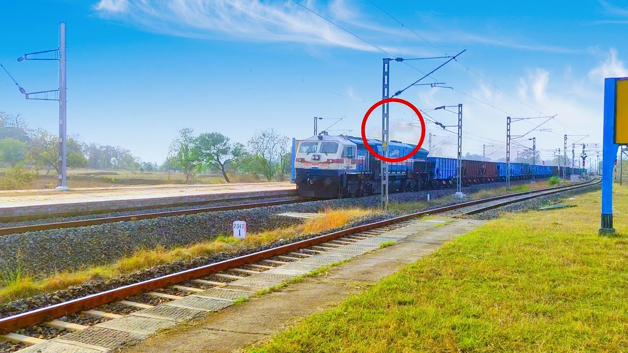 Goods Trains Of India || Wdg4 diesel engine - YouTube