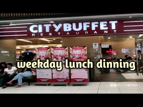 City Buffet,SM Fairview|weekdays lunch - YouTube