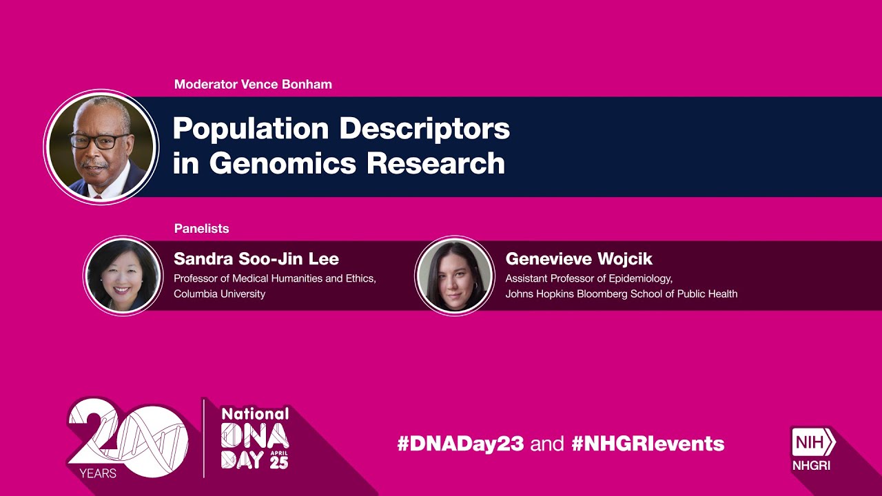 Population Descriptors in Genomics Research - Vence Bonham - YouTube