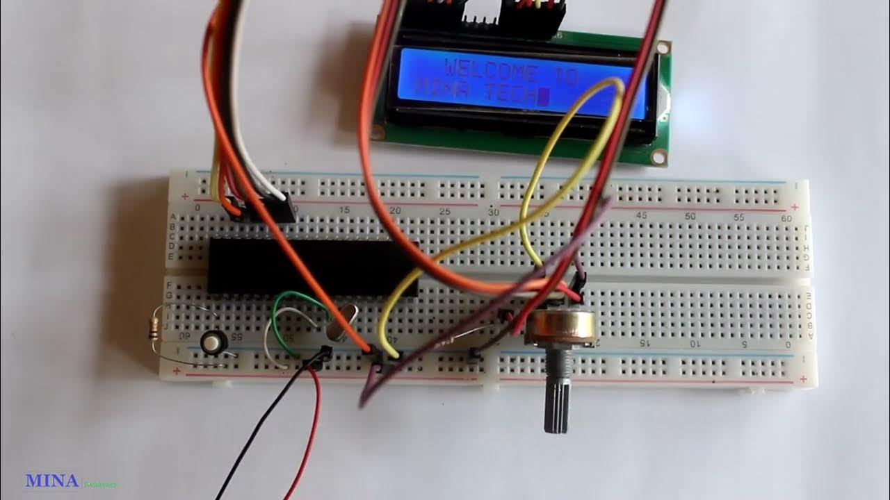 Lcd interface with PIC microcontroller and Mikro C - YouTube