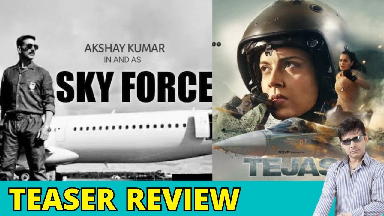 TEJAS AND STAR FORCE MOVIE TEASER REVIEW | KRK | #krk #kanganaranaut # ...