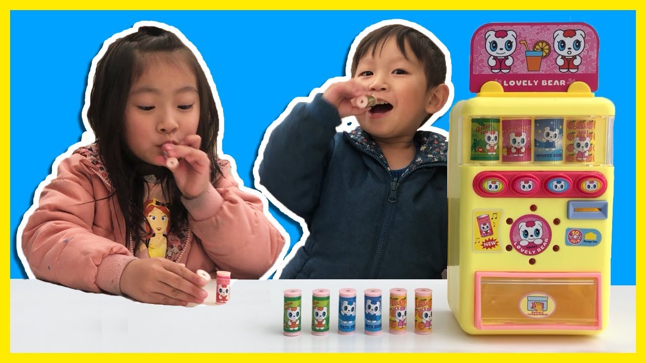 Drink Dispenser Toy For Kids | Kids Toy Vending Machine - YouTube