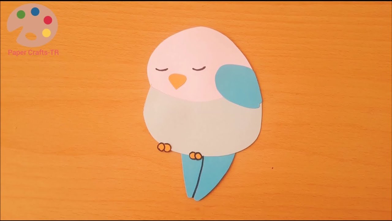 Cute Bird Craft- Sleeping Budgie - YouTube