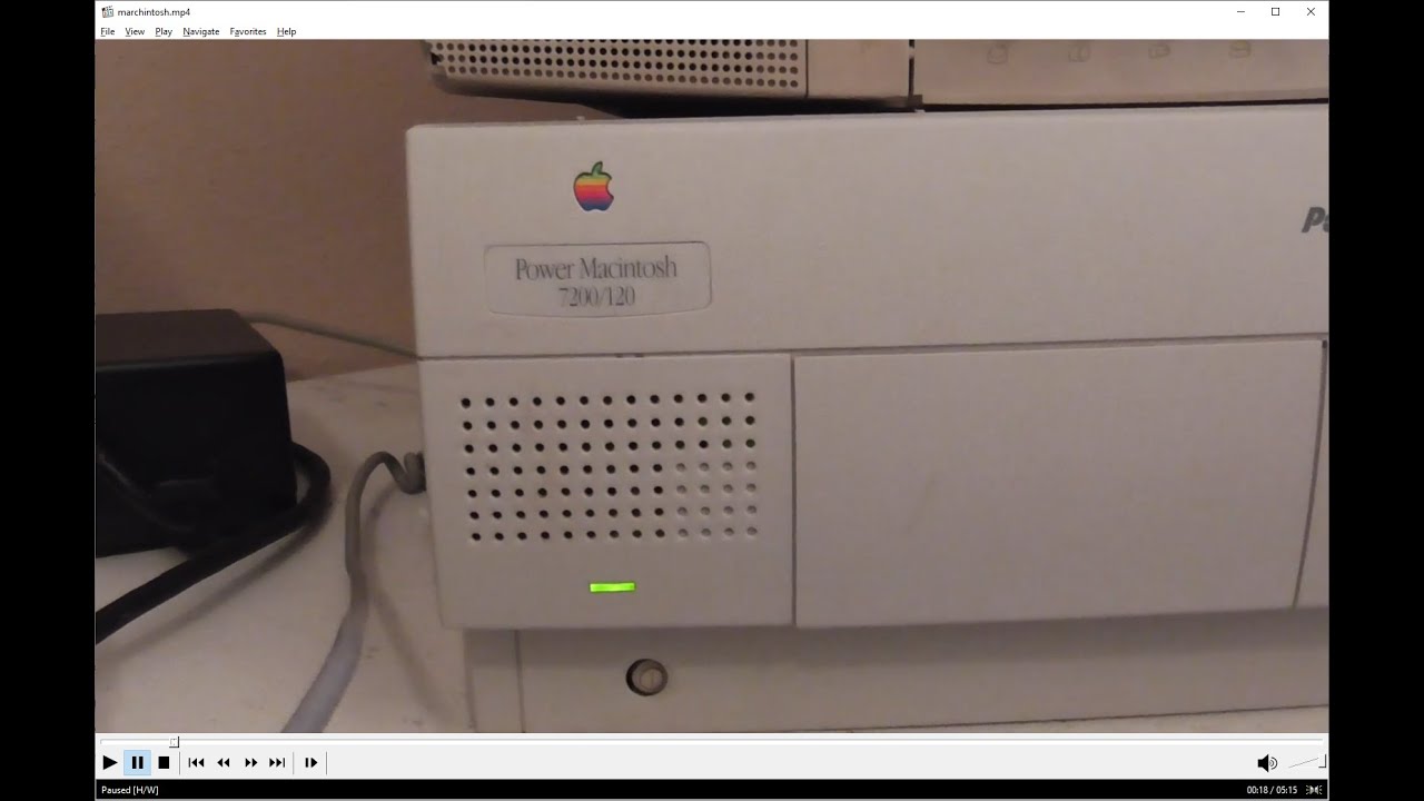 My Power mac 7200/120 - YouTube
