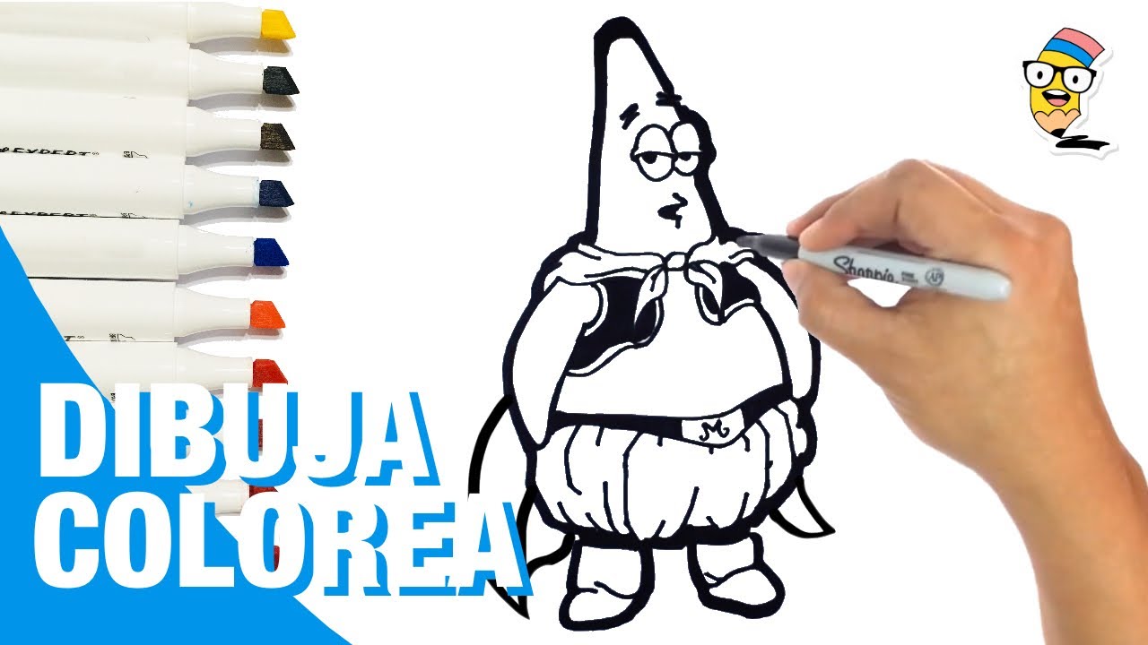 Como Dibujar a PATRICIO Estrella Amigo de Bob Esponja 🌟 ️ | How to Draw ...