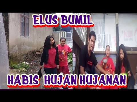 ELUS BUMIL HABIS UJAN UJANAN DEMI BELI BAKSO