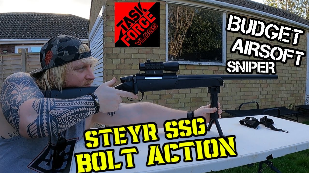 THE STEYR SSG AIRSOFT BOLT ACTION BUDGET SNIPER RIFLE - YouTube