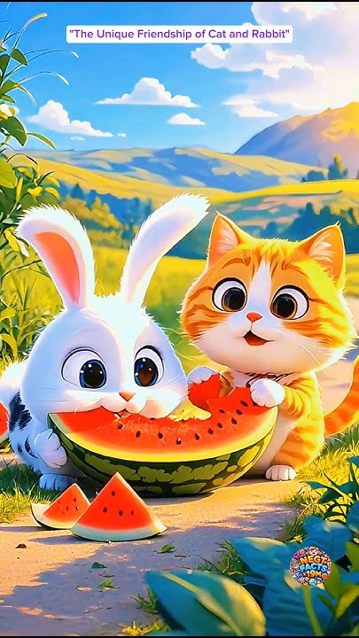 "The Unique Friendship of Cat and Rabbit"~ #shorts #aicat #ai #catlovers #cat #aivideo - YouTube