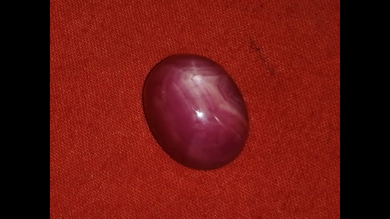 Large 14.5 carats red and pink star ruby - YouTube