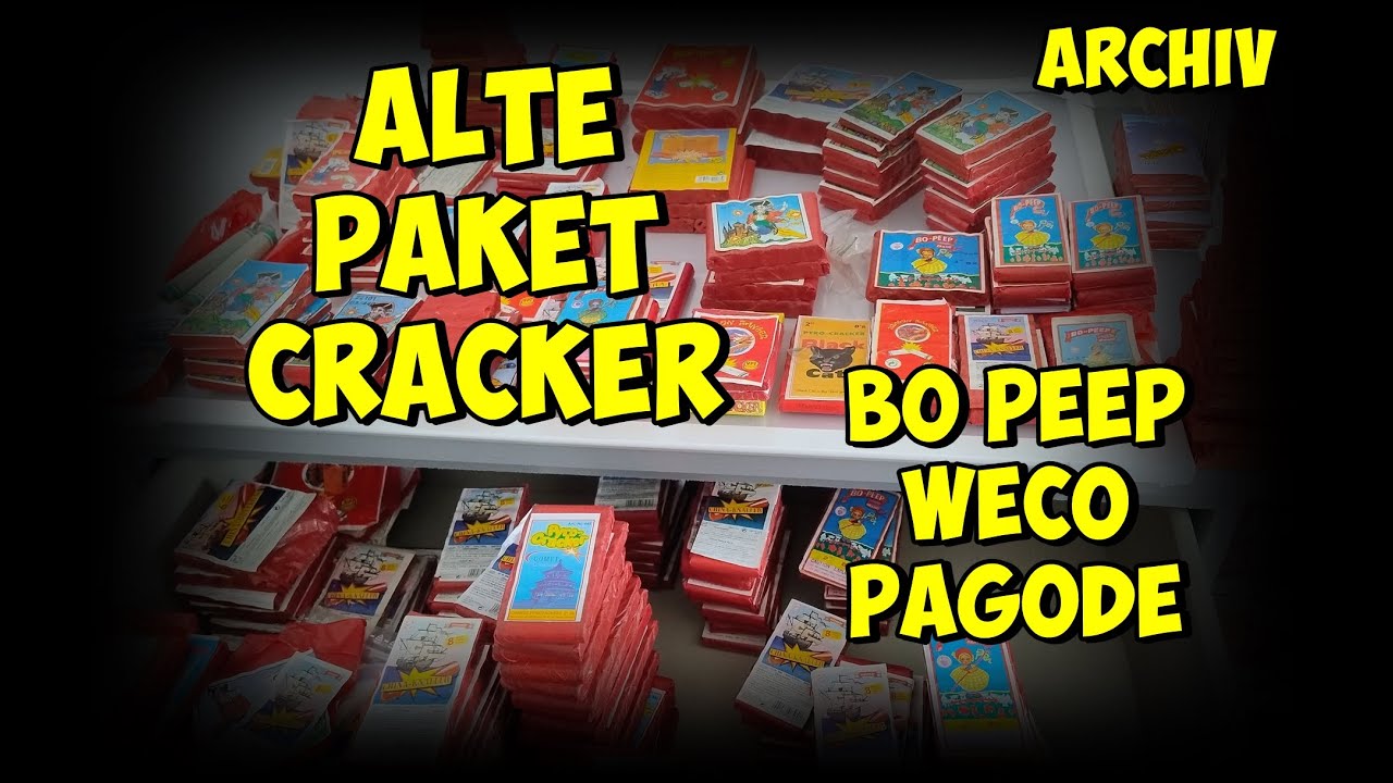 Alte Paket Cracker Matten / Bo Peep / Weco / Pagode [ARCHIV] - YouTube