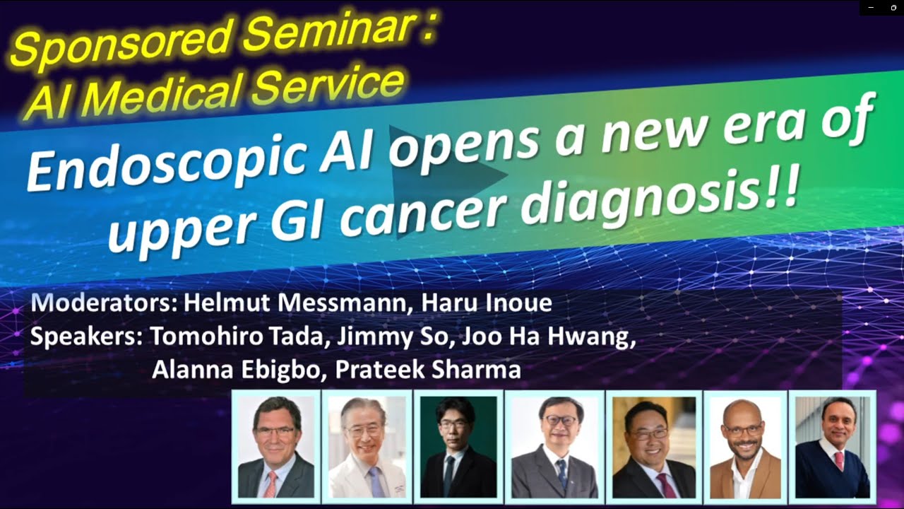 Endoscopic AI opens a new era of upper GI cancer diagnosis! - YouTube