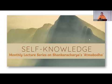 Self Knowledge - Sankaracharya's Atma Bodha Talk - 7 April 2024 - YouTube