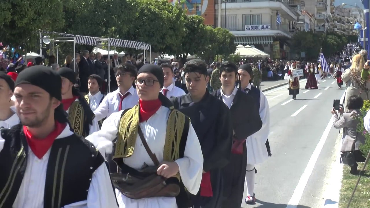 ΠΑΡΕΛΑΣΗ ΣΠΑΡΤΗ 25 ΜΑΡΤΙΟΥ 2019 - YouTube