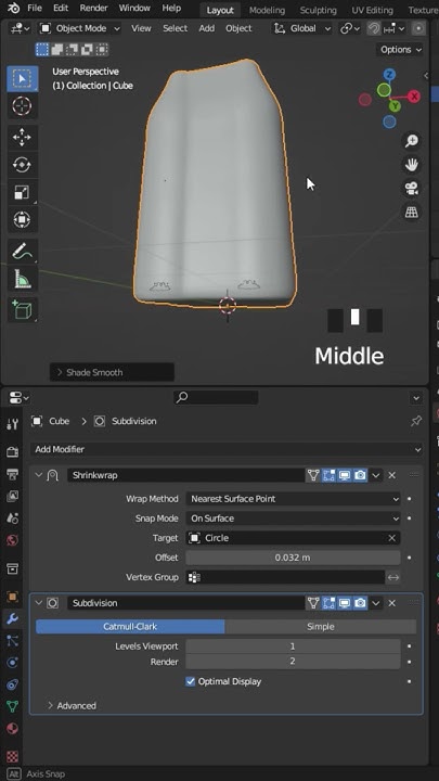 Easy Blender Trick in 1 Min 🔥 #shorts #blender #tutorial #blendertutorial - YouTube