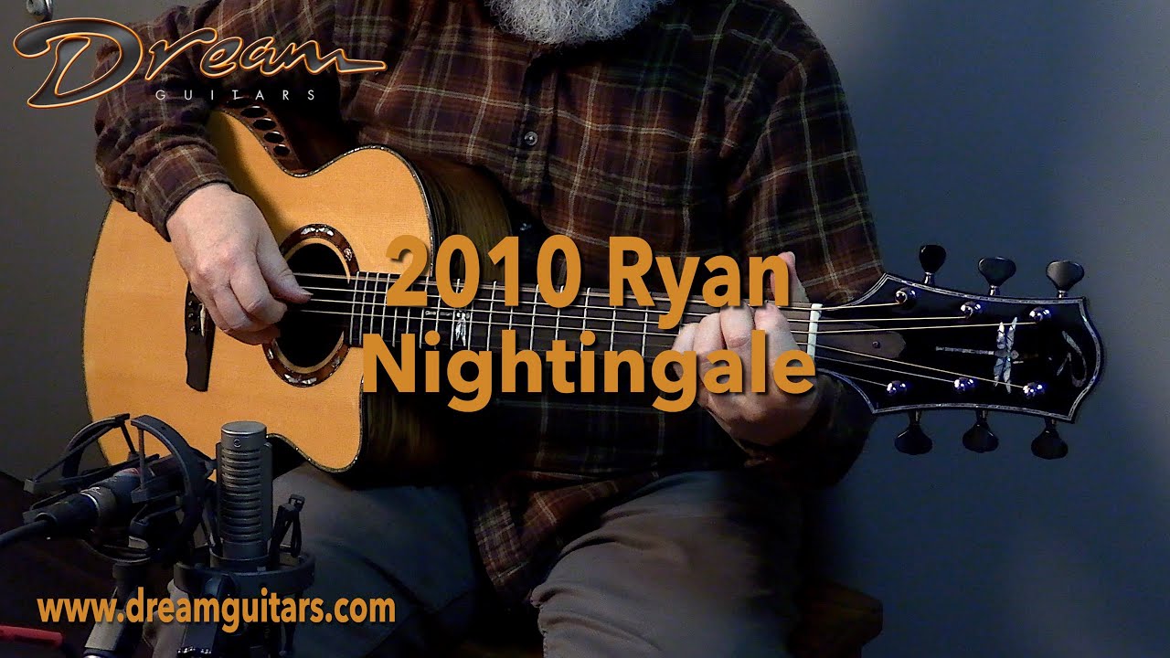 2010 Ryan Nightingale Grand Soloist, Brazilian Rosewood & Swiss Spruce ...