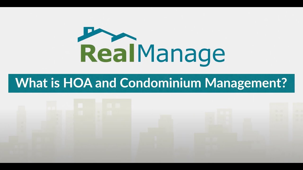Condo & HOA Management Services | RealManage Family of Brands - YouTube