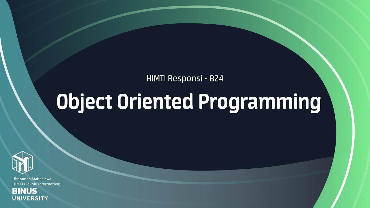 Himti Responsi Object Oriented Programming Youtube