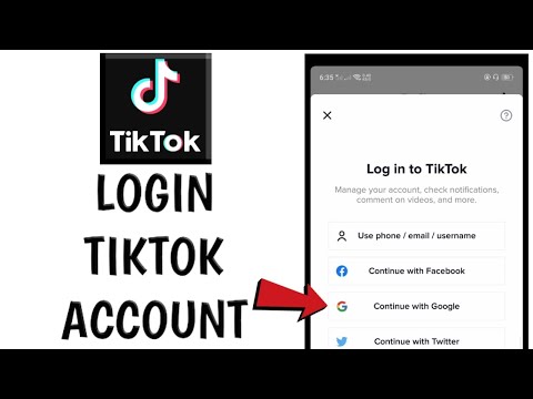 How to Login in Tiktok Account Using your Google Account