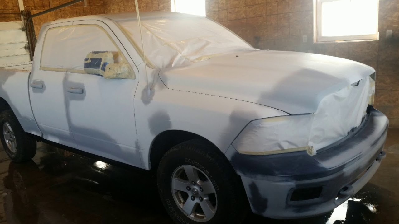 Custom paint on a dodge ram by WF Kustomz - YouTube