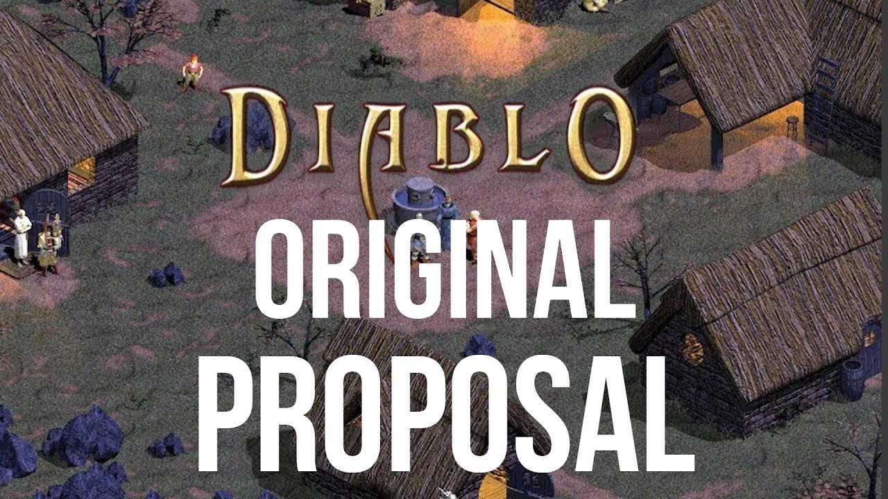 ORIGINAL DIABLO GAME PROPOSAL - By Brevik and Condor to Blizzard - YouTube