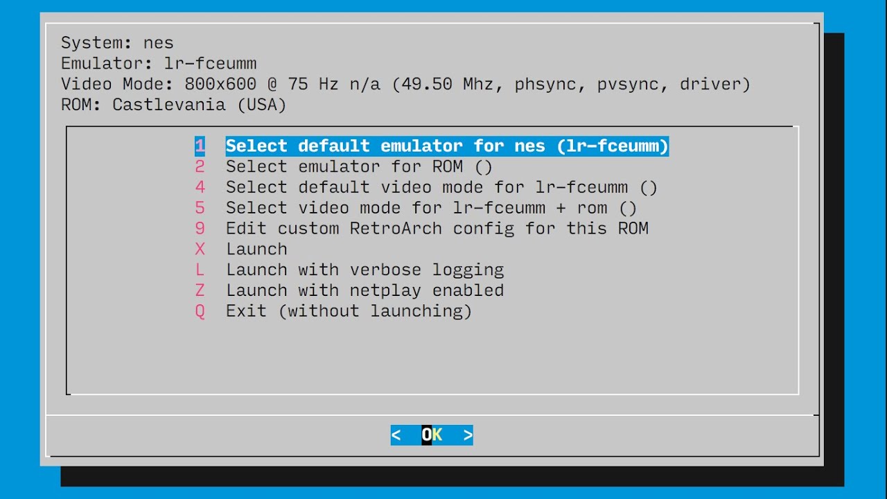 How to disable the runcommand launch menu retropie - YouTube