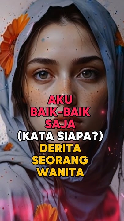 AKU BAIK BAIK SAJA (KATA SIAPA?) DERITA SEORANG WANITA #inspirasi - YouTube