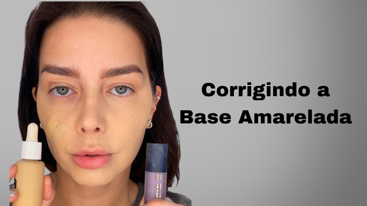 Como corrigir a base amarelada - YouTube