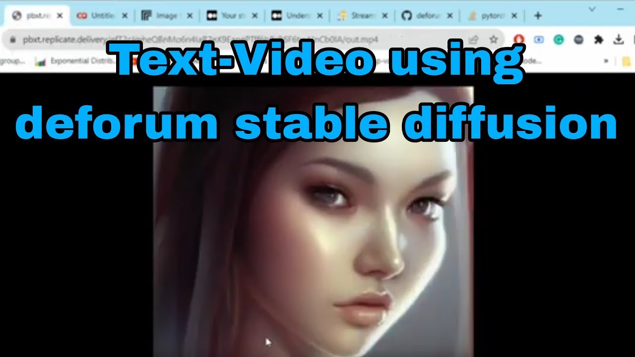 Text to Video generation using deforum stable diffusion in python - YouTube