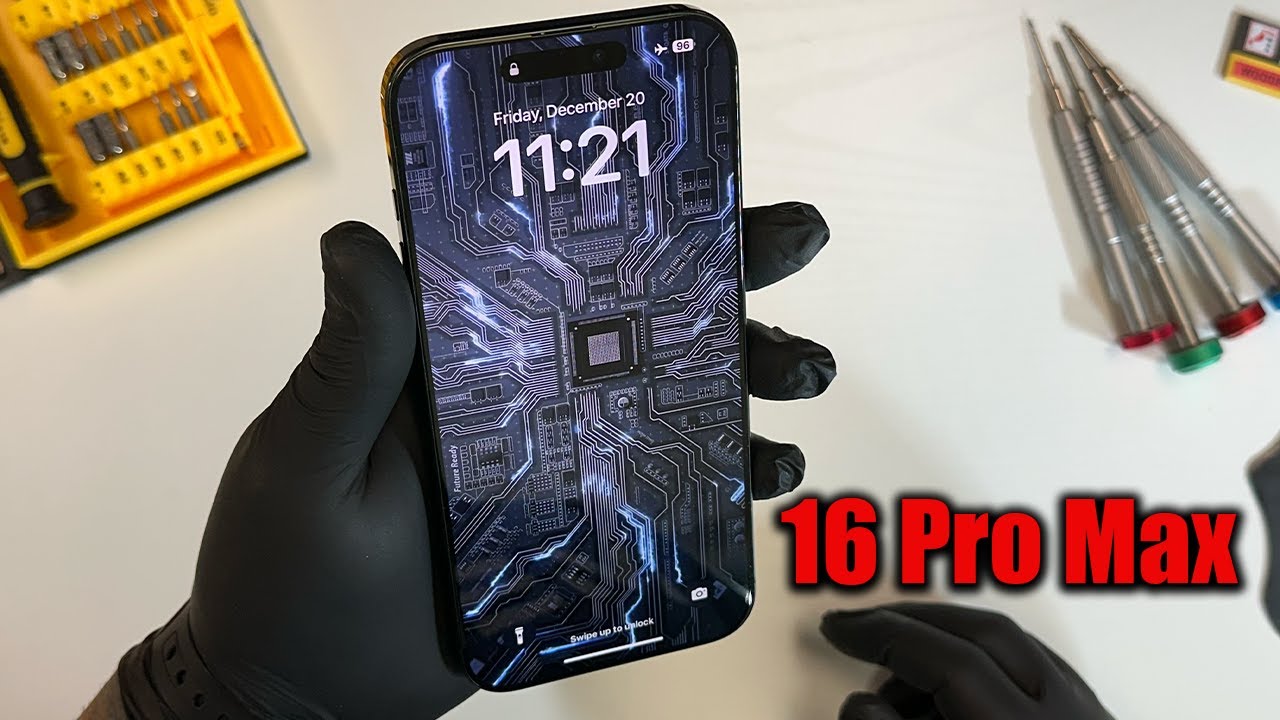 iPhone 16 Pro Max Screen Replacement Using Basic Tools - Demonstration ...