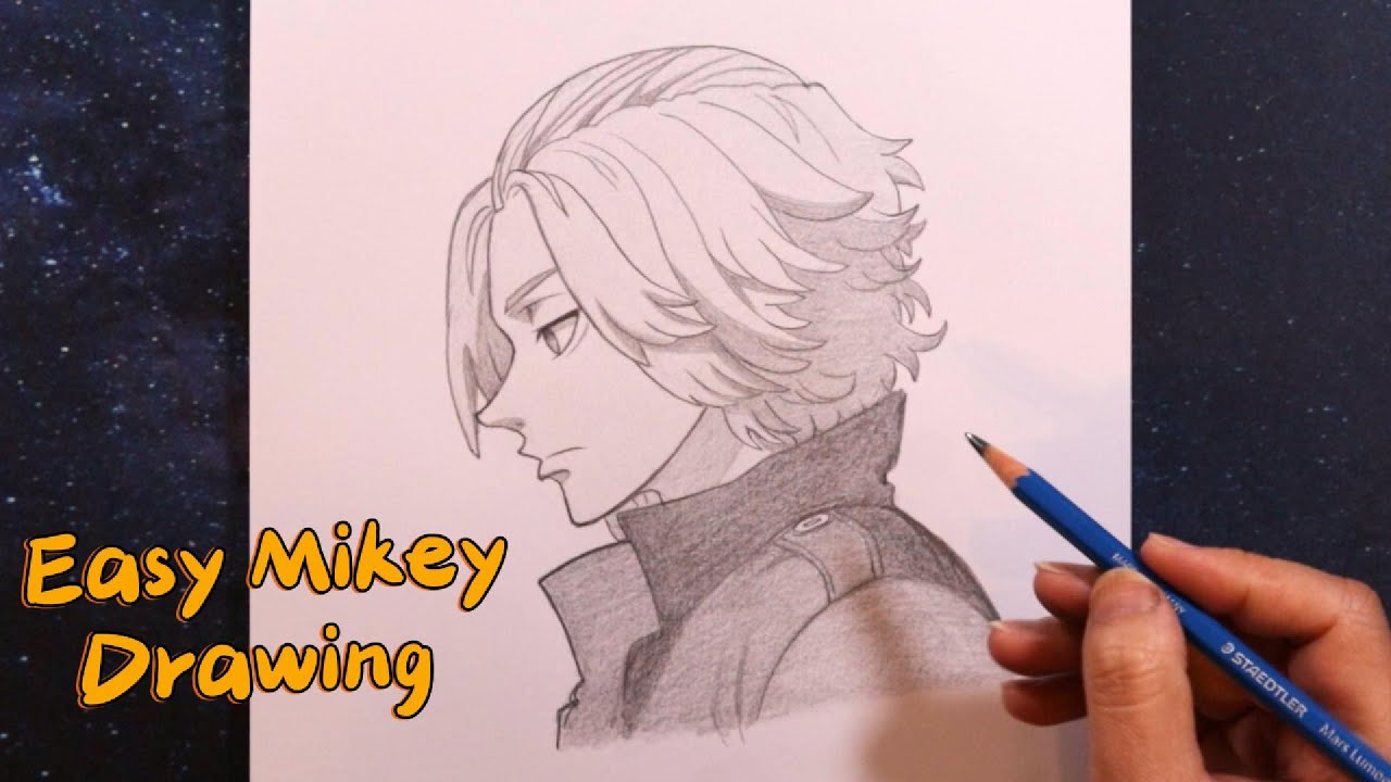 How to Draw Mikey From Tokyo Revengers | Anime Boy Drawing - YouTube