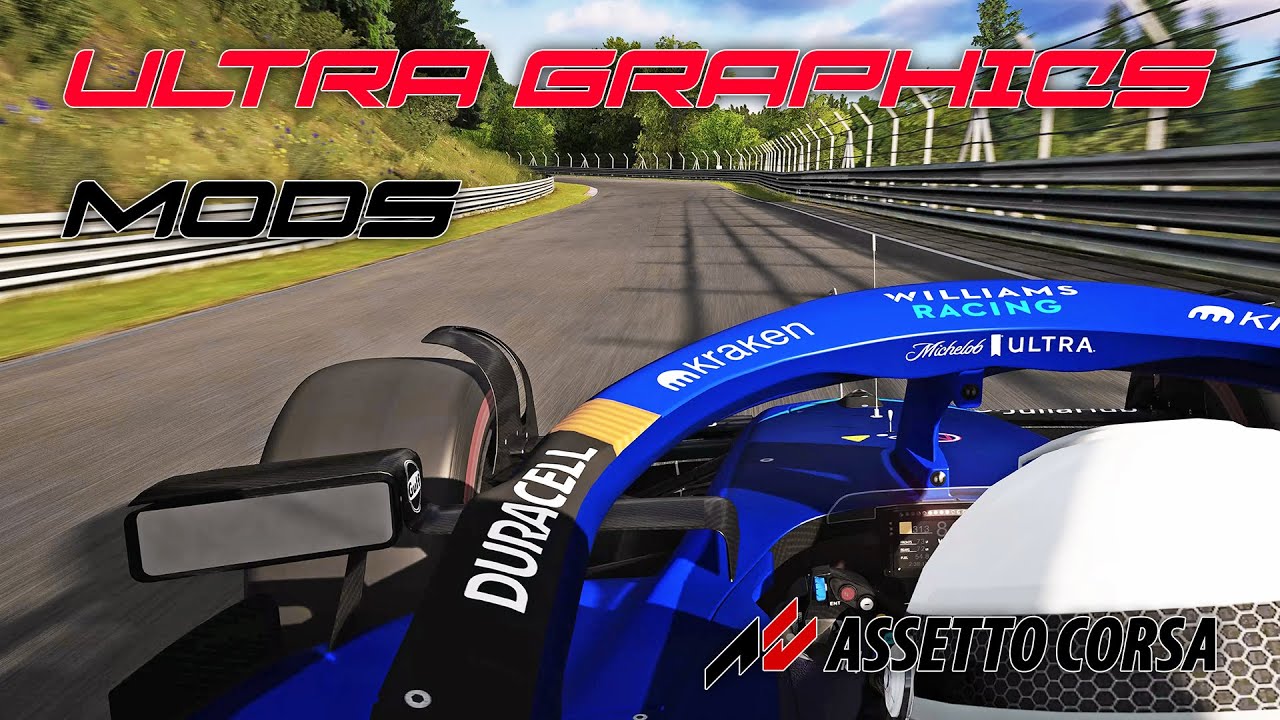F1 2023 Max Speed in Assetto Corsa Ultra Graphics Setting - YouTube