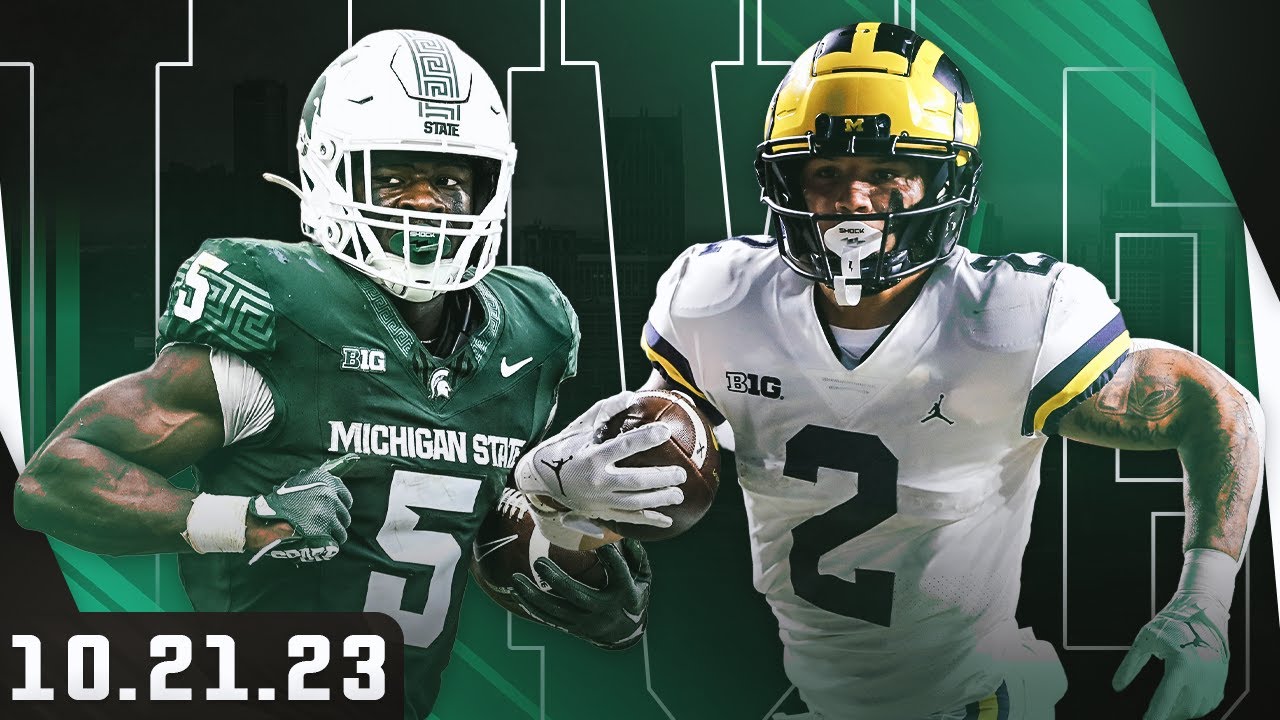 Michigan Vs. Michigan State Livestream | Saturday, October 21st 2023 ...