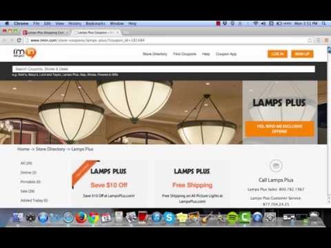 Lamps Plus Coupon verification by I’m in! - YouTube