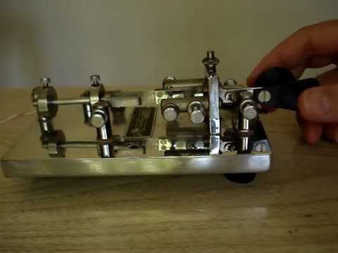 Telegraph key - YouTube