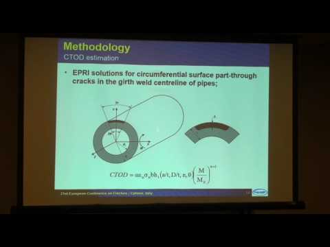CTOD estimation procedure for clad pipe girth welds subjected to ...