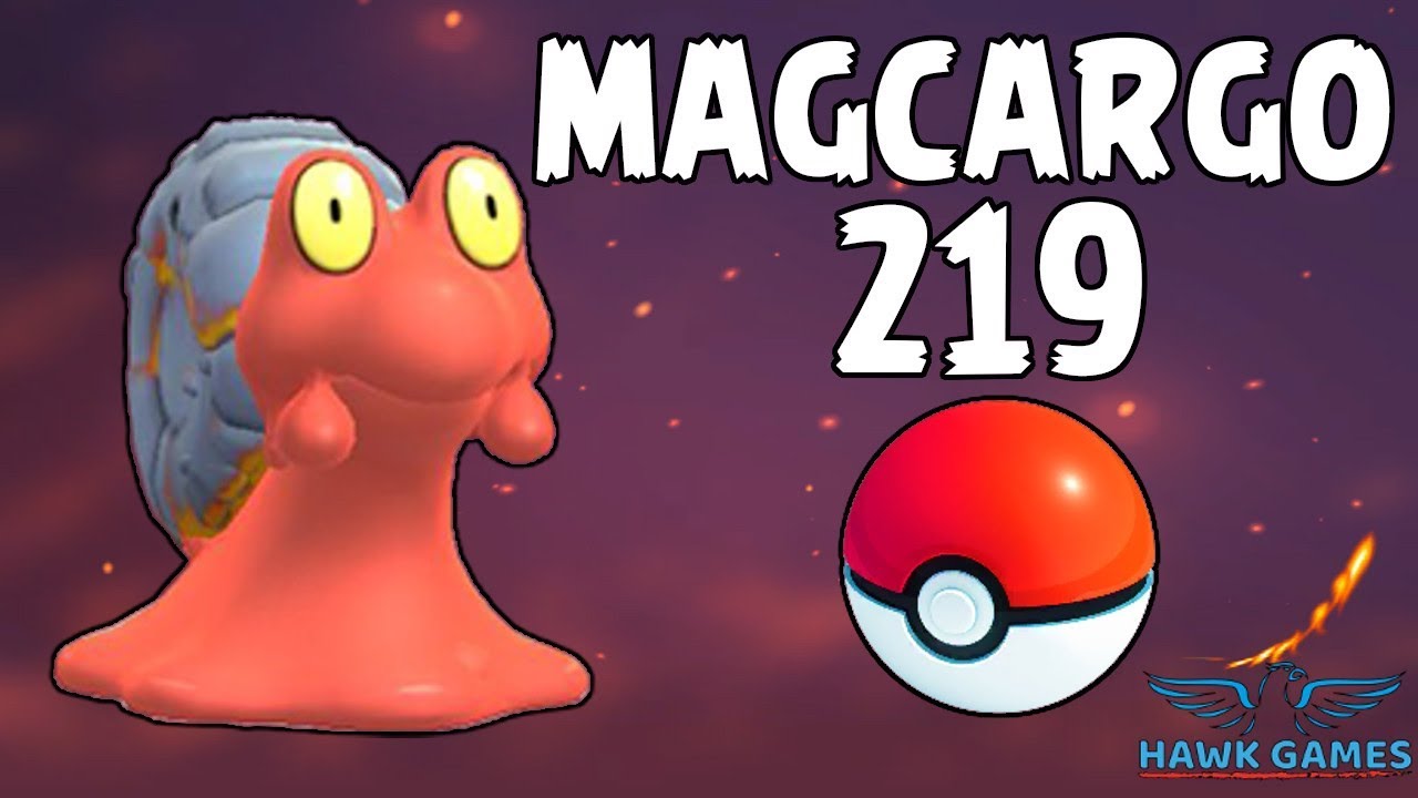 Magcargo caught - Generation 2 Pokedex 219 - Pokemon GO [No Hack] - YouTube