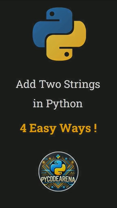 🔗 String Concatenation In Python 4 Best Methods Python String Concatenation 🚀 Python
