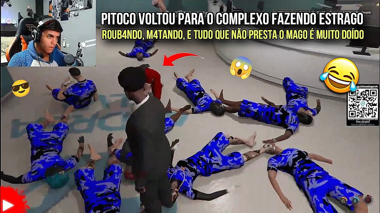 PITOCO VOLTOU PARA O COMPLEXO! FAZENDO ESTRAGO ROUB4NDO, M4TANDO 😱 E ...