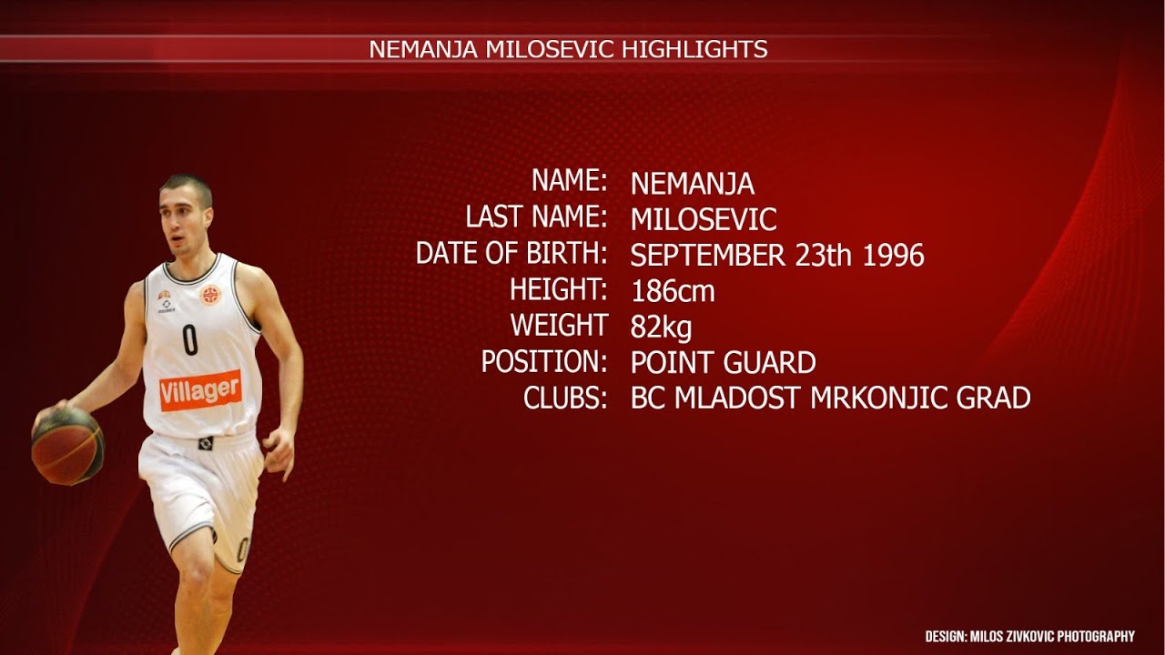 Nemanja Milosevic highlights season 2021-2022 - YouTube