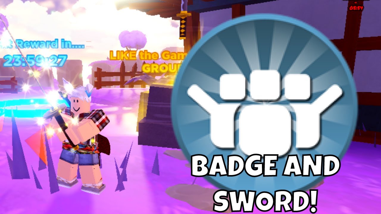 HOW TO GET THE TEAM PLAYER BADGE & THE DEMON SLAYING SWORD IN ANIME ...