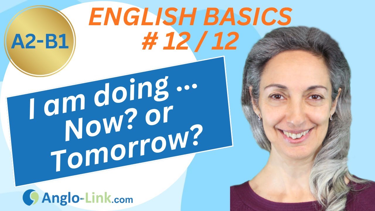 PRESENT TENSES to speak about FUTURE ACTIONS | B1 English lesson - YouTube