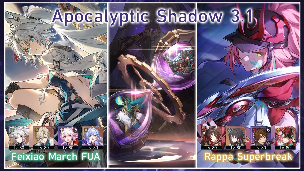 Feixiao March FUA & Rappa Superbreak | HSR Apocalyptic Shadow 3.1 - YouTube
