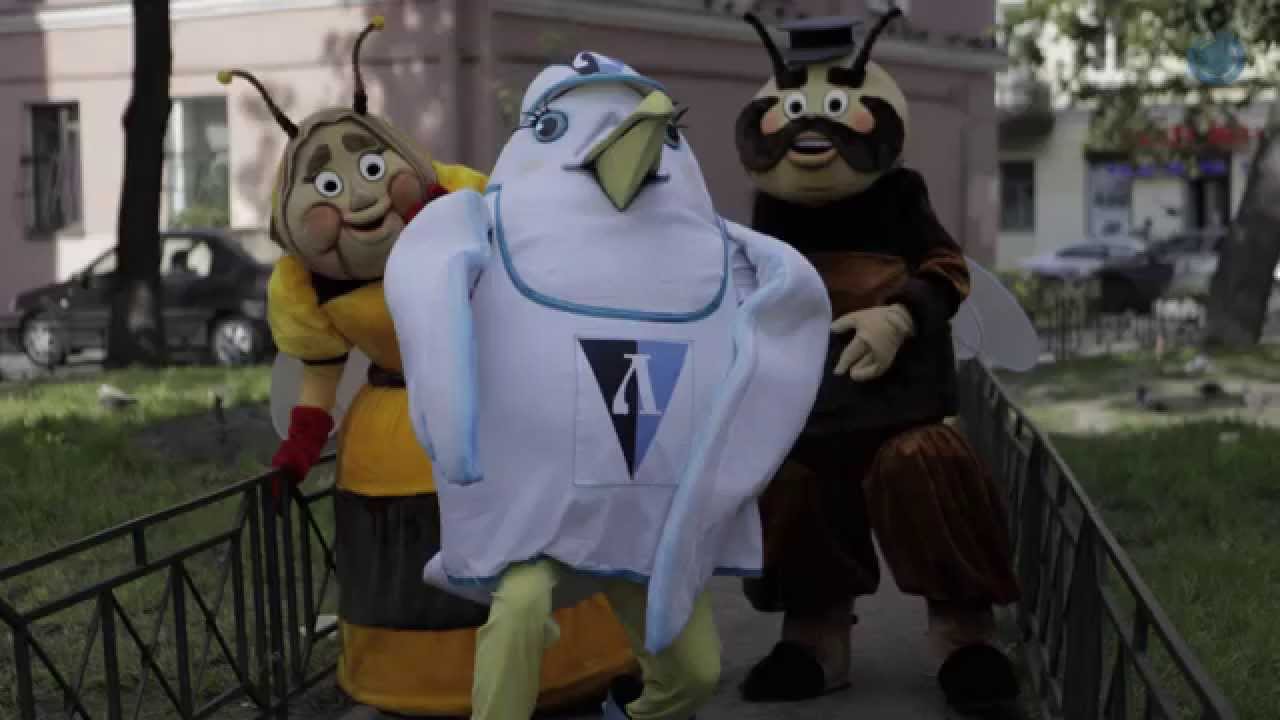 Cartoon Mascots-Seagull, Baba Capa and General Sher - YouTube