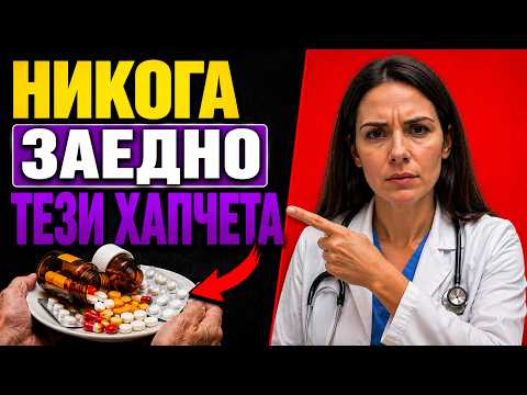 НИКОГА не смесвайте тези хапчета! 5 опасни комбинации след 60, за които лекарят мълчи