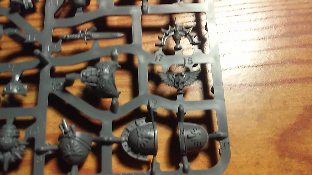 Unboxing: Blood Angel upgrade kit - YouTube