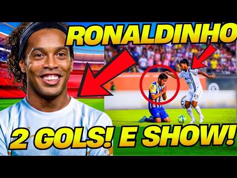 MESMO VELHO, RONALDINHO GAÚCHO FAZ 2 GOLS E DEIXA TODOS DE BOCA ABERTA! 😱
