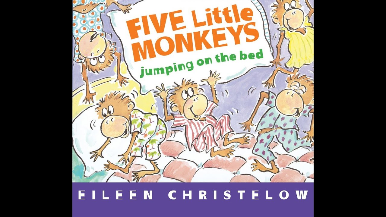Five Little Monkeys Jumping on the Bed by Eileen Christelow - YouTube