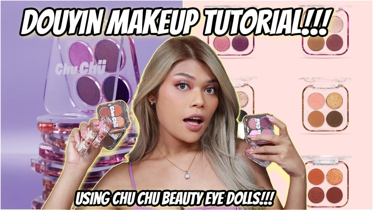 DOUYIN MAKEUP TUTORIAL! ITS GIVING BINI! ITS GIVING K-POP! + CHU CHU ...